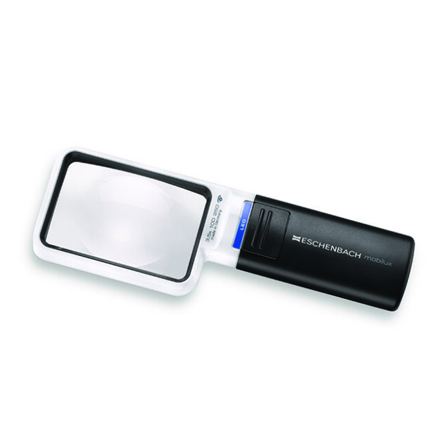 LUPA MAGNIFICADORA LUZ LED 3.5X RECTANGULAR – Óptica del Valle